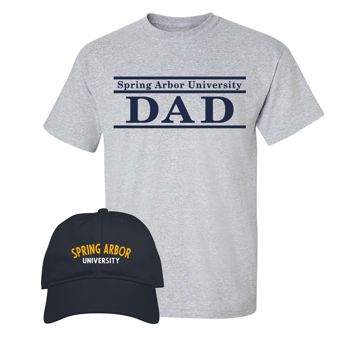 Cap & Short Sleeve Tee Dad Bundle – Spring Arbor Campus Store